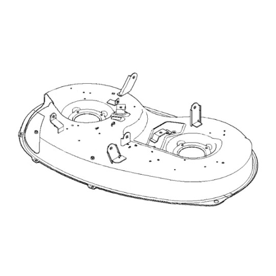 Plateau de coupe nu autoportée McCulloch M105-97F - 578769701